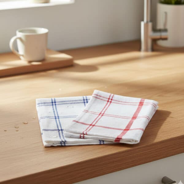 Checkered Dish Cloth – Absorbent Kitchen Cleaning Cloth - A5 Cash and Carry